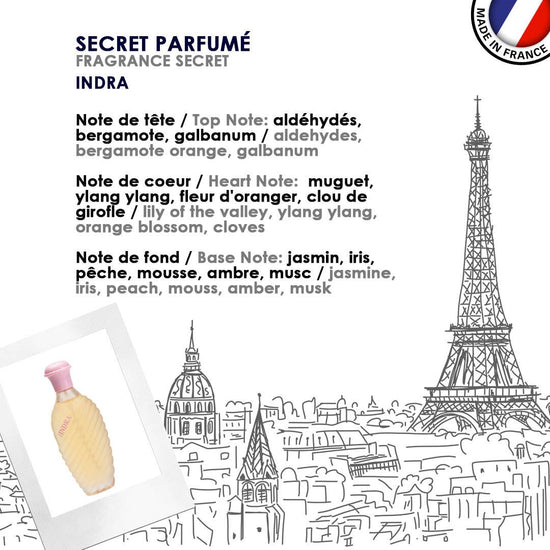 Eau de Parfum Femme | Indra Oriental Naturel Fleur Blanche